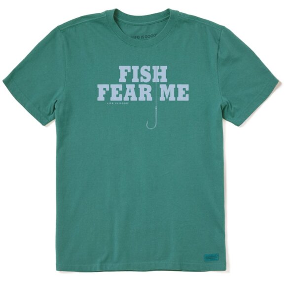Life Is Good | Shirts | Mens Fish Fear Me Hook Crusher Tee | Poshmark